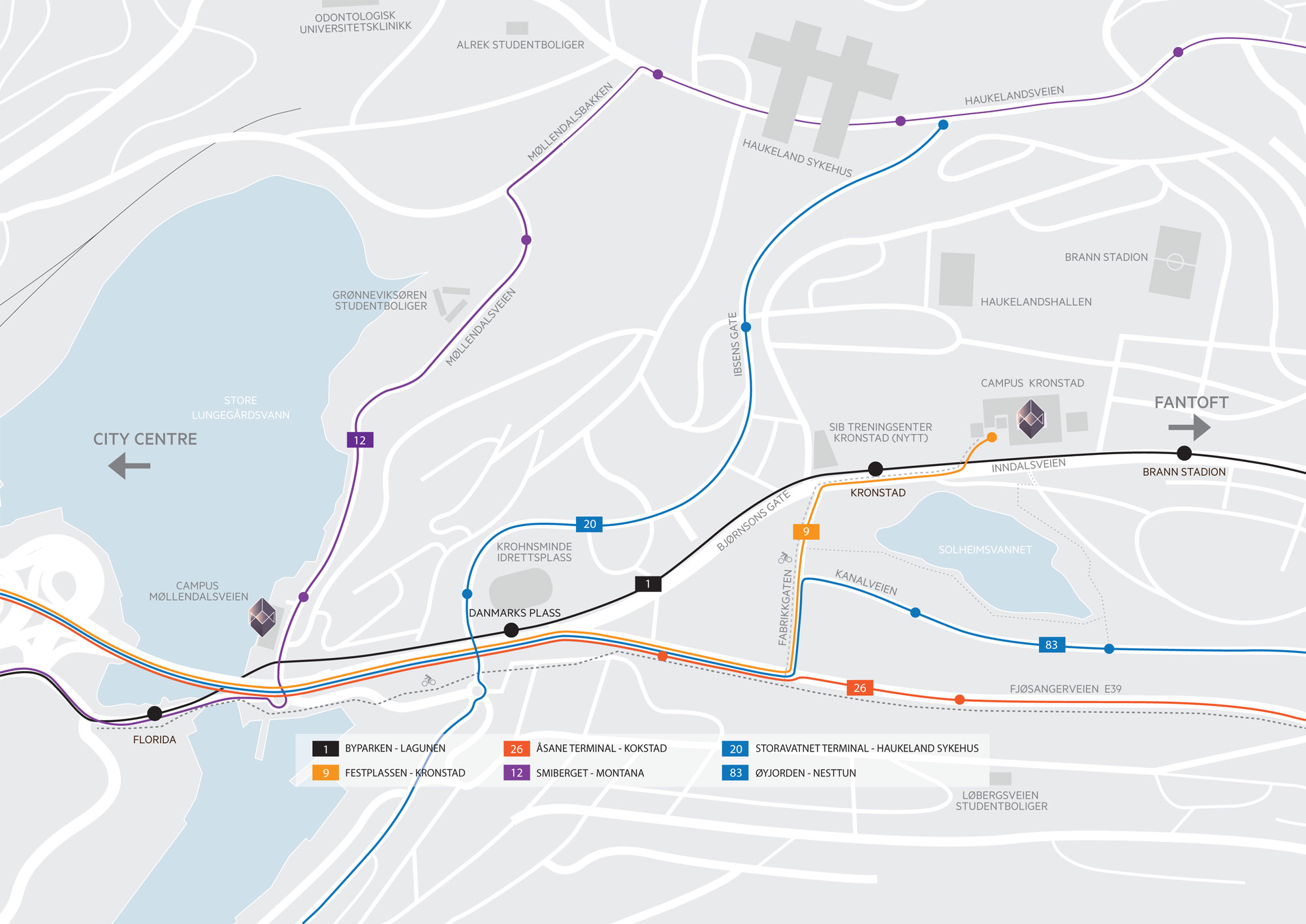 Getting to Bergen - Western Norway University of Applied Sciences